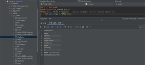 Show Tables Postgresql Guide Two Different Approaches