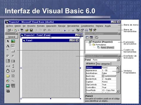 Programación En Visual Basic Creación De Formularios