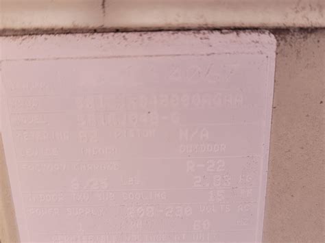 Age Of Gibson Unitary AC Unit Letters Beginning Serial Inspecting HVAC Systems