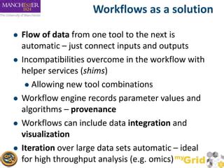 Taverna Tutorial Introduction To EScience And Workflows PPTX