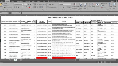 Entry Data Microsoft Office Excel Word