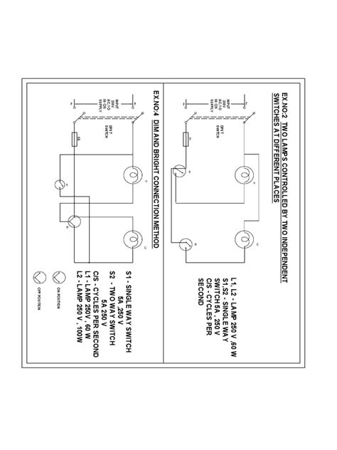 Eee Lab Practical Diagram Dwg Ex No 2 And4 Pdf