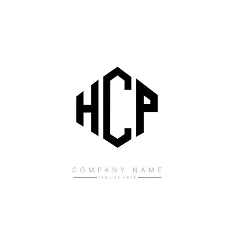 Hcp Letter Logo Design With Polygon Shape Hcp Polygon And Cube Shape