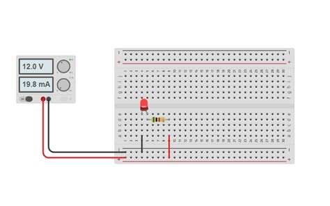 Circuit Design Resistor Tinkercad