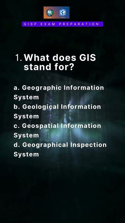 q 101 gisp exam prep—gis interview gis arcgis arcgistutorial arcgispro quiz exam shorts
