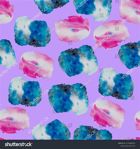 수채화 요약 단순 Blob 부품 패턴 스톡 일러스트 2150880023 Shutterstock