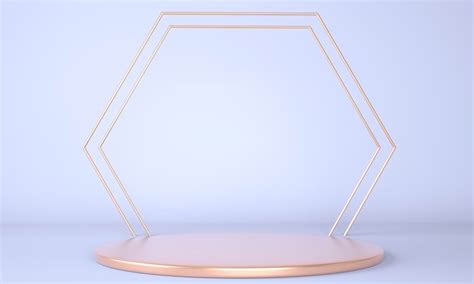 기하학적 도형 렌더링의 3d 렌더링 프리미엄 Psd 파일