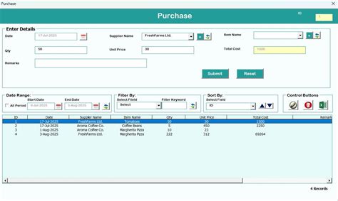 Restaurant Management System V20 In Excel Vba Pk An Excel Expert