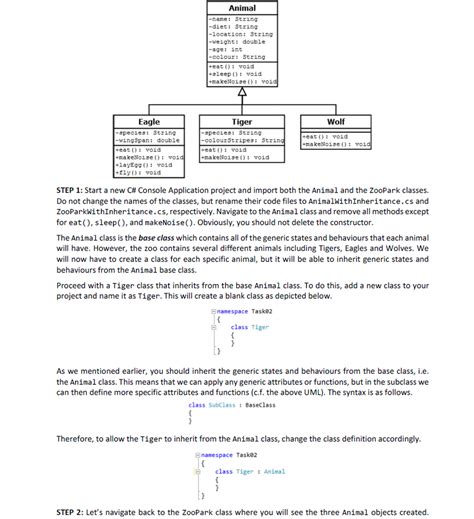 Solved This Practical Task Introduces You To Inheritance A