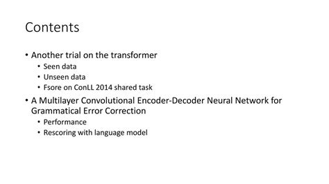 Transformer Result Convolutional Encoder Decoder Ppt Download