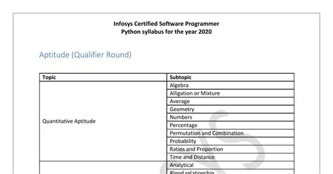 Infosyscertifiedsoftwareprogrammer Pythonpdf Docdroid
