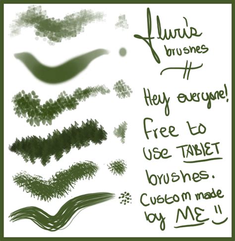 Foliage Photoshop Free Brushes 123Freebrushes