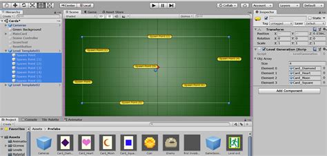 how to generate prefabs of the random map one by one unity engine