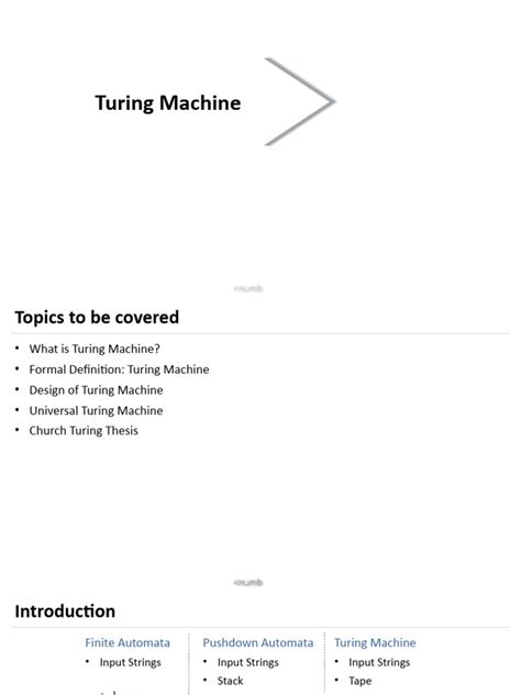 unit 5 turing machine pdf theory of computation theoretical