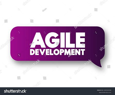 Agile Development Any Development Process That Stock Vector Royalty Free 2245102599 Shutterstock