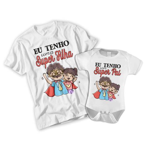 Kit Camisa Pai E Filho Filha Shopee Brasil