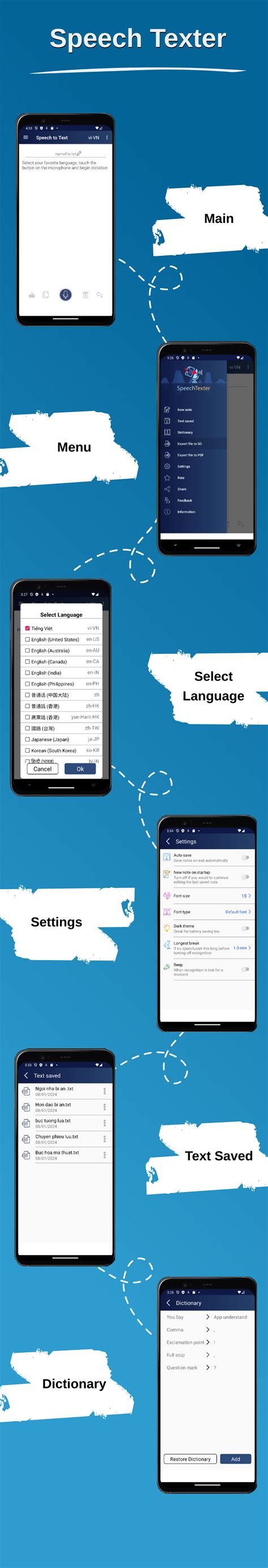 speech texter voice to text android source cod by hdpsolution codester