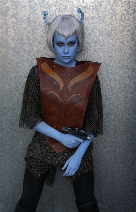 Hot Tempered But Cool As Ice Andorian Fitted Blue Costume For