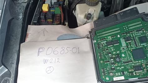 Mercedes W212 Dtc P0685 Youtube