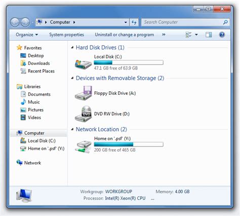 how do i view my system properties in windows 7