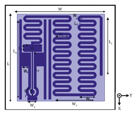 Configuration Of The Proposed Lora Antenna Download Scientific Diagram