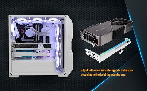 Ezdiy Fab 5v Argb Gpu Holder Brace Graphics Card Gpu Support Video Card Holder Bracket