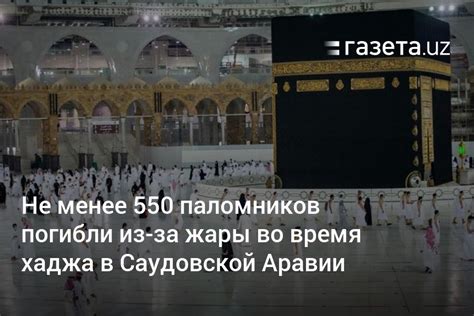 Не менее 550 паломников погибли из за жары во время хаджа в Саудовской Аравии Gazeta