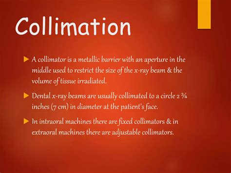 Collimation And Filtration Pptx