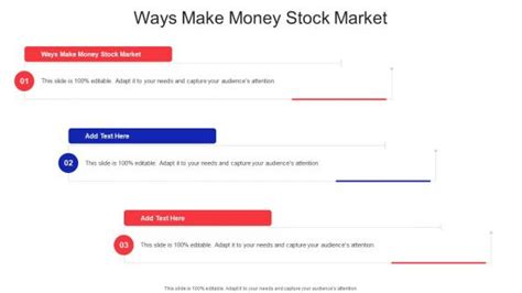 Make Money Stock Market Powerpoint Presentation And Slides Ppt Presentation Slideteam