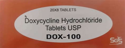 Dox 100mg Tablets Doxycycline Hydrochloride At ₹ 300 Box Doxy Tablets In Mumbai Id