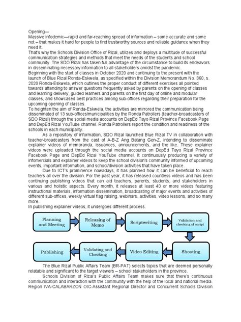 Broadcast Script Pdf
