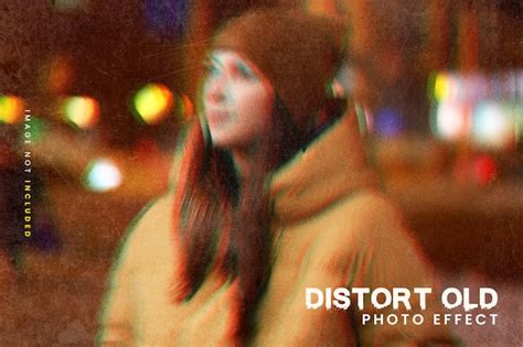 Premium Psd Gradients Old Distortion Photo Effect