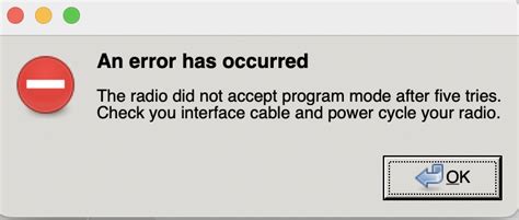 Bug 10120 Error Reading Radio On M1 Mac Chirp