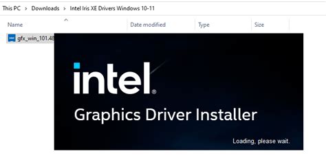 Intel Iris Xe Graphics Driver