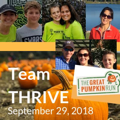 Team Thrive The Great Pumpkin Run Kindred Life Ministries