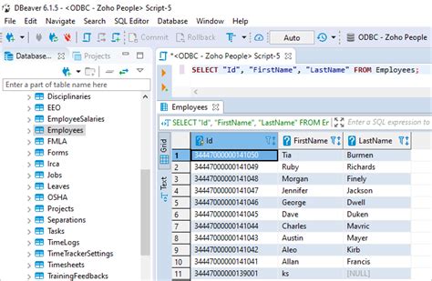Connecting DBeaver To Google Sheets Via ODBC Driver