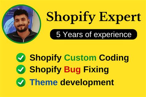 Shopify Custom Coding Shopify Bug Fix And Custom Theme Development By