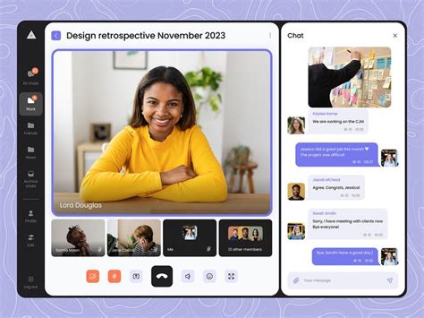 Web Chat Ui Chat App Interface Creative Professional