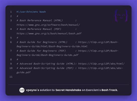 vpayno s solution for secret handshake in bash on exercism