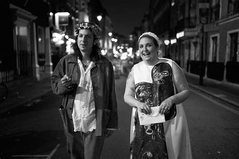 The Story Behind Lena Dunhams 3 Wedding Gowns Vogue
