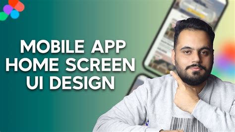 Design Mobile App Home Screen Ui In Figma Tutorial Youtube