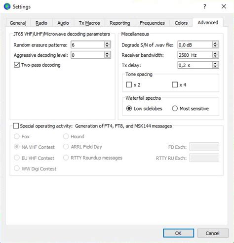Configuration Correct IC WSJT X Royal Radio Club Du Borinage ON RM