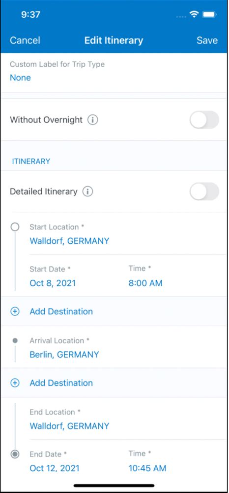 Sap Concur Mobile App Itemizations Screens Displ Sap Concur Community