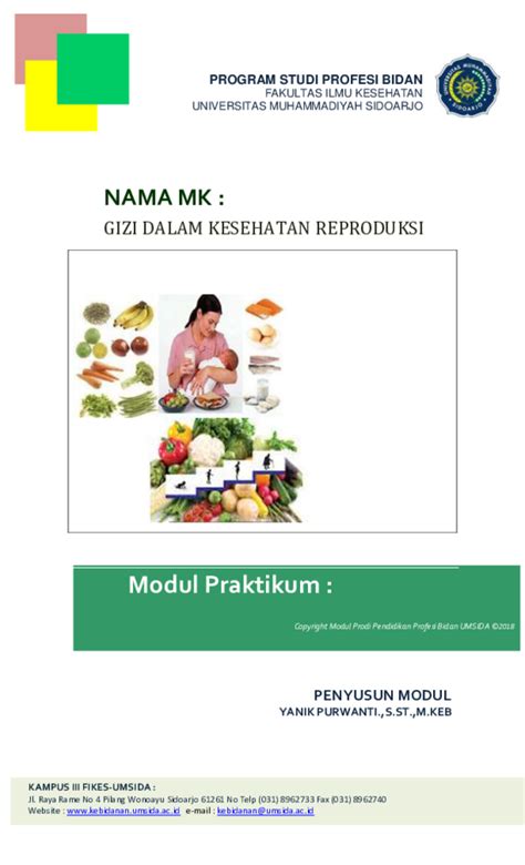 Pdf Gizi Dalam Kesehatan Reproduksi