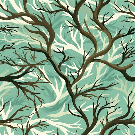 Premium Ai Image Patterns Formed By Overlapping Tree Branches