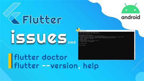 How To Check Flutter Issues Flutter Doctor Version Help Youtube