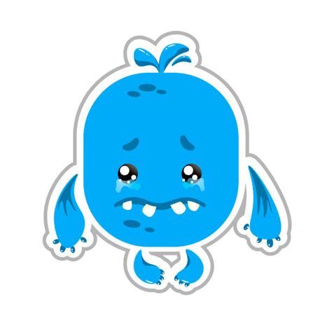 Blue Monster Clip Art Illustrations Royalty Free Vector Graphics