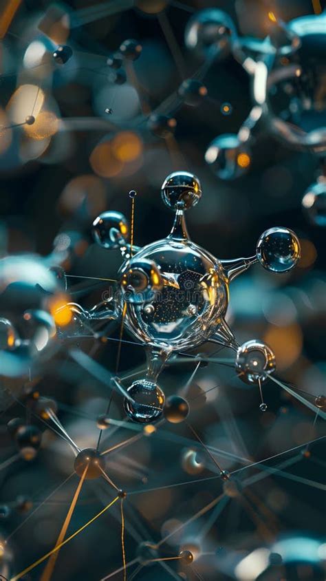 Atom Abstrac Background Molecular Science Background Image And Atomic
