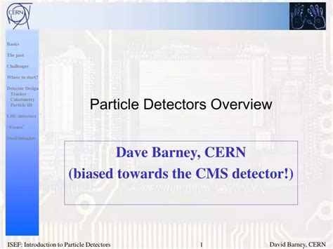 PPT Particle Detectors Overview PowerPoint Presentation Free Download ID 5168999