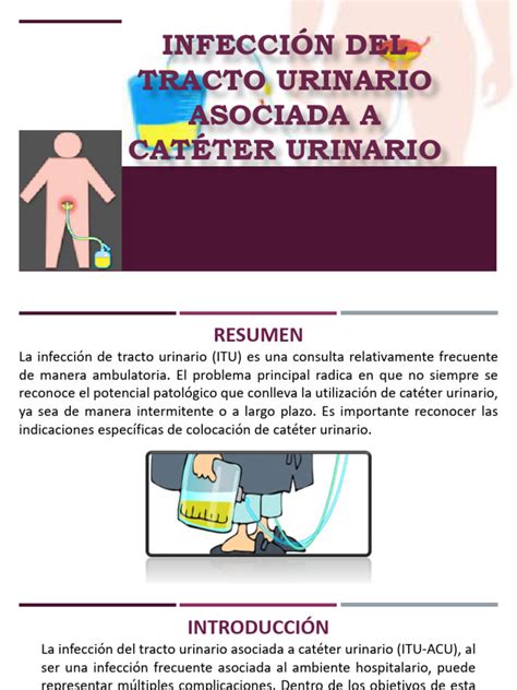 Infección Del Tracto Urinario Asociada A Catéter Urinario Pdf